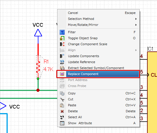 Schematic Capture - Replace Component